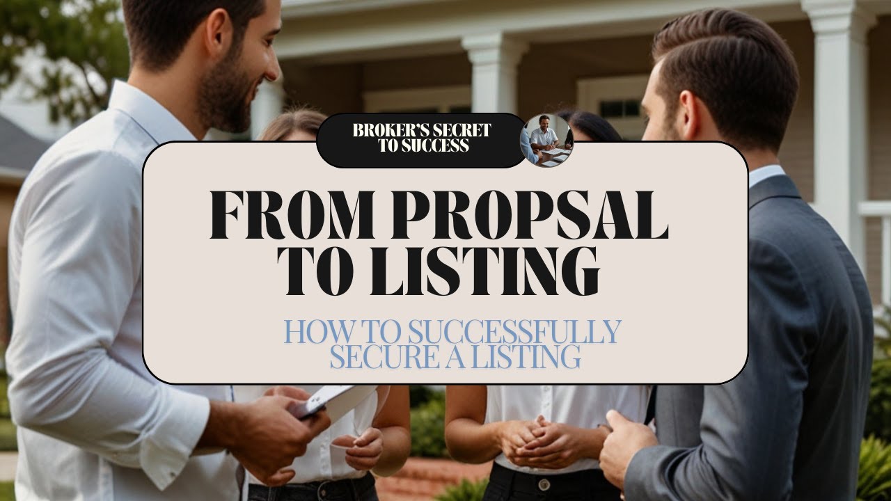 How to Successfully Secure a Listing - YouTube