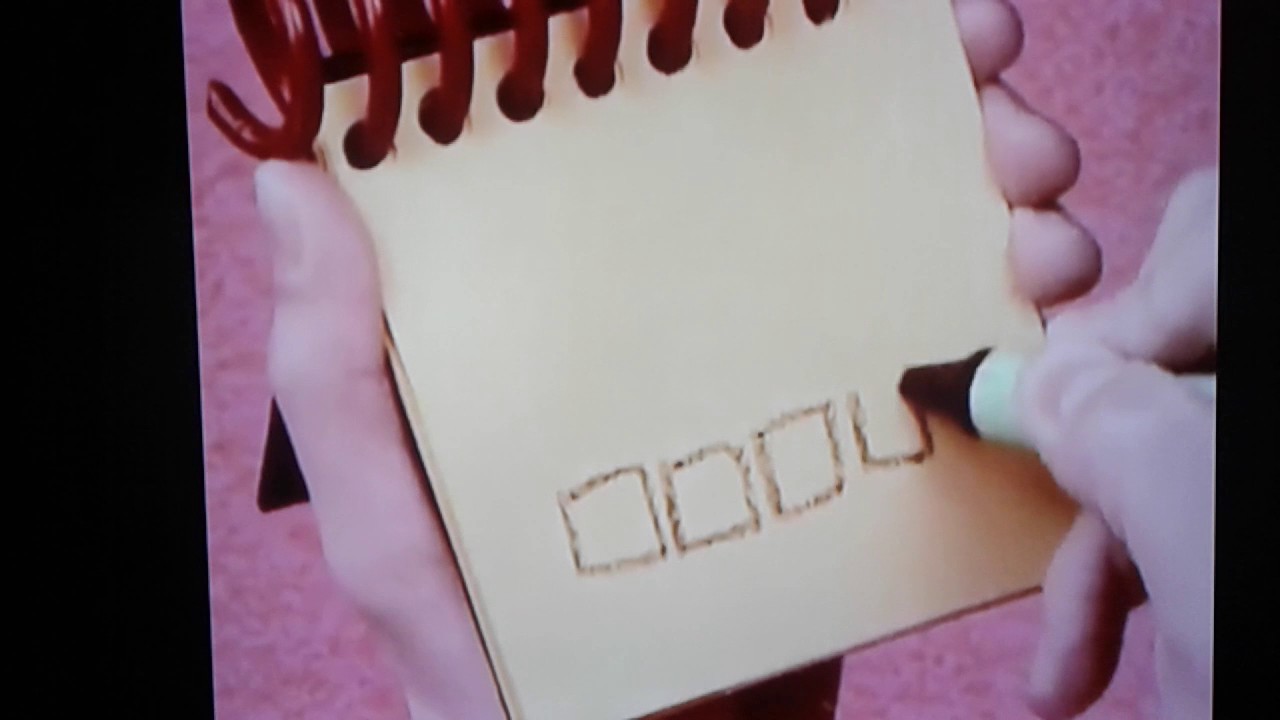 Blue's Clues Drawings #18 - Tower of Blocks - YouTube