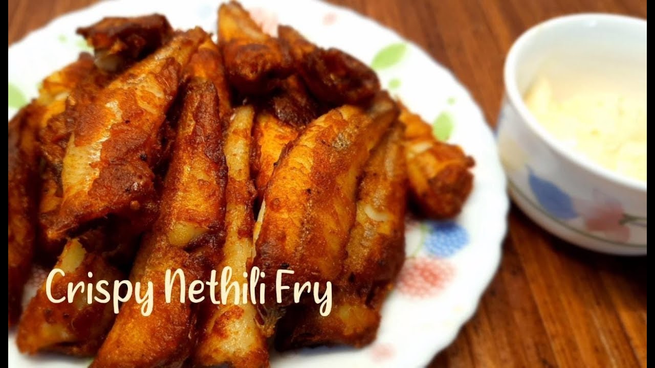 Crispy Nethili Fry | Nethili Varuval | Nethili 65 Masala Fry| Crispy ...