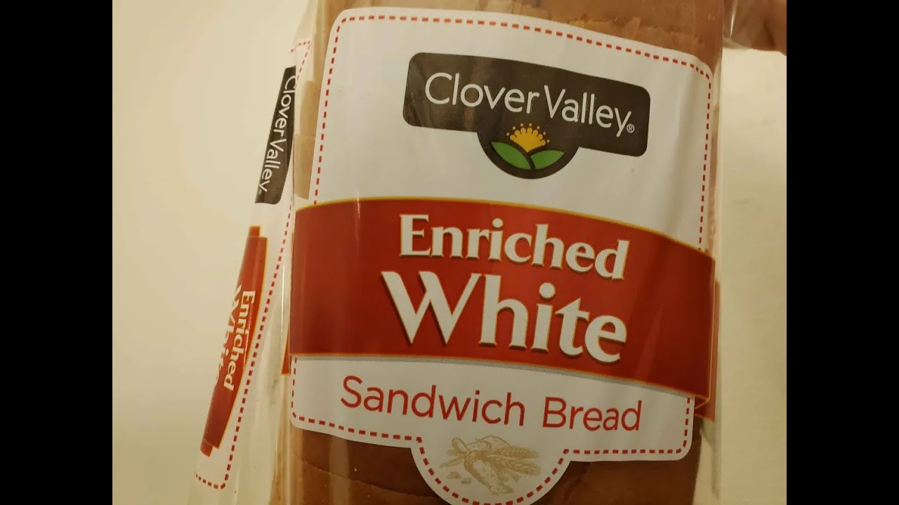 Food review Clover Valley enriched white bread #bread #food (not ...