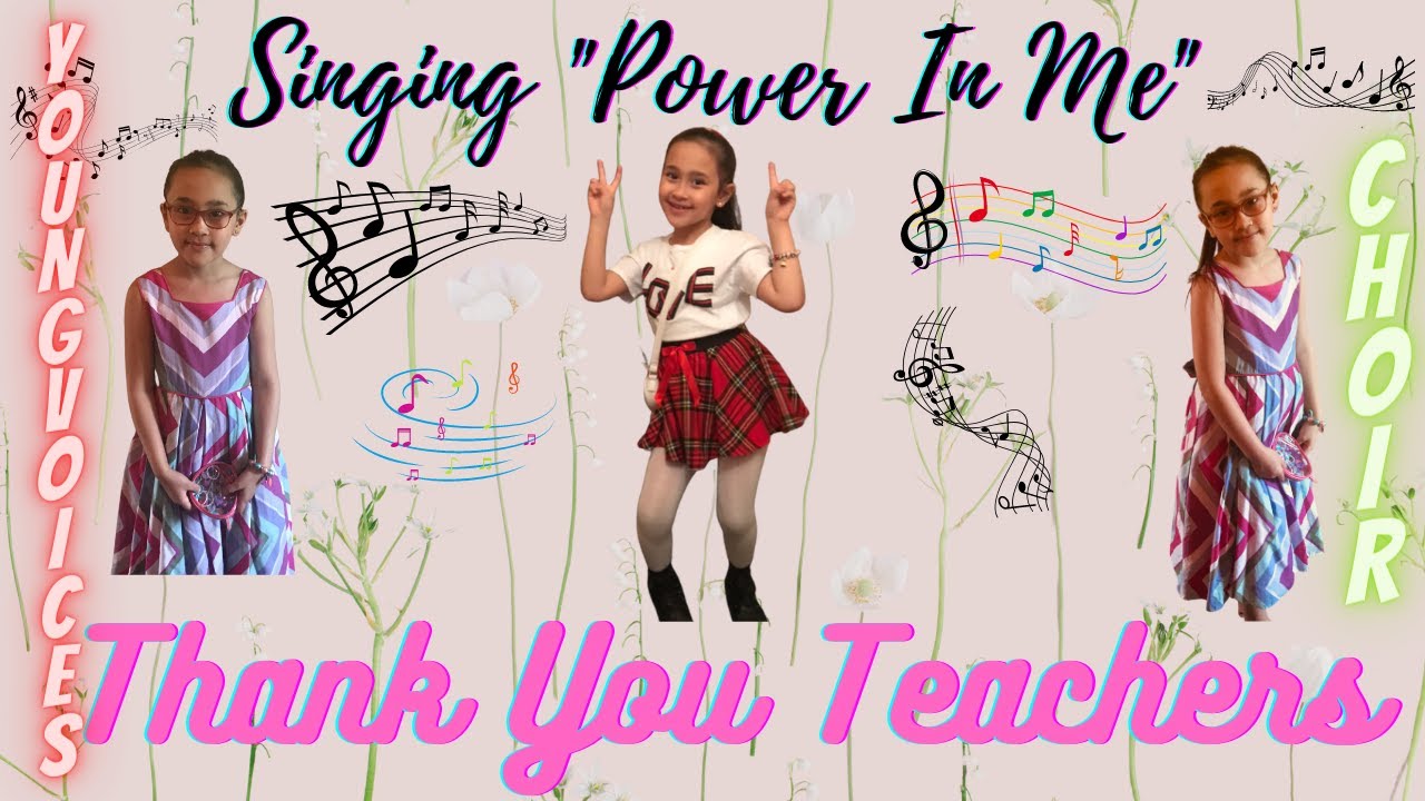 #Vlog67 Singing "Power In Me"~#YoungVoices #PowerInMe #ThankYouTeachers ...