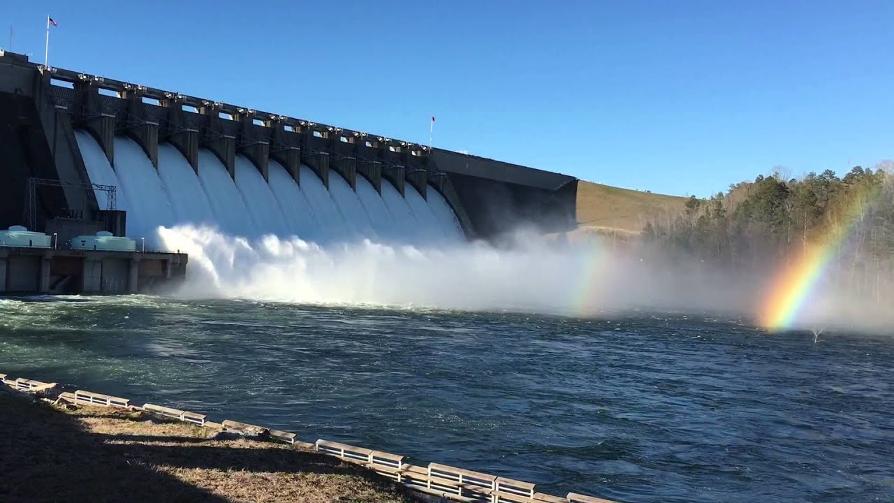 Hartwell dam. Hartwell Ga January 24, 2016 - YouTube