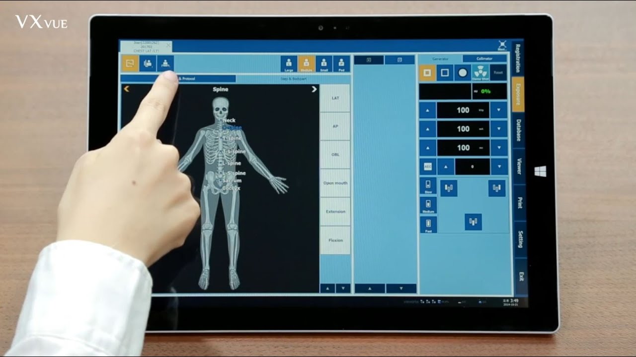 Vieworks VXvue DR Software - YouTube