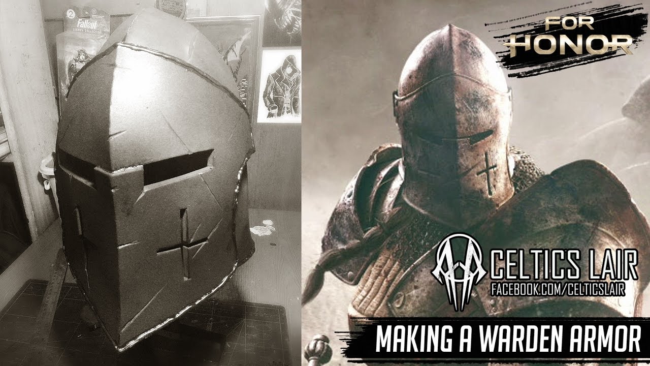 Making a Warden Armor : Helmet - YouTube