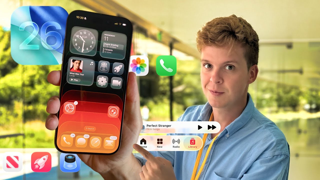 Probe iOS 26 en el iPhone y...cambiaron todo! - YouTube