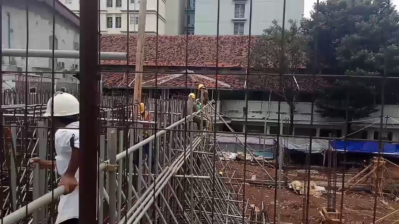 pengecoran bunker radioterapi - YouTube