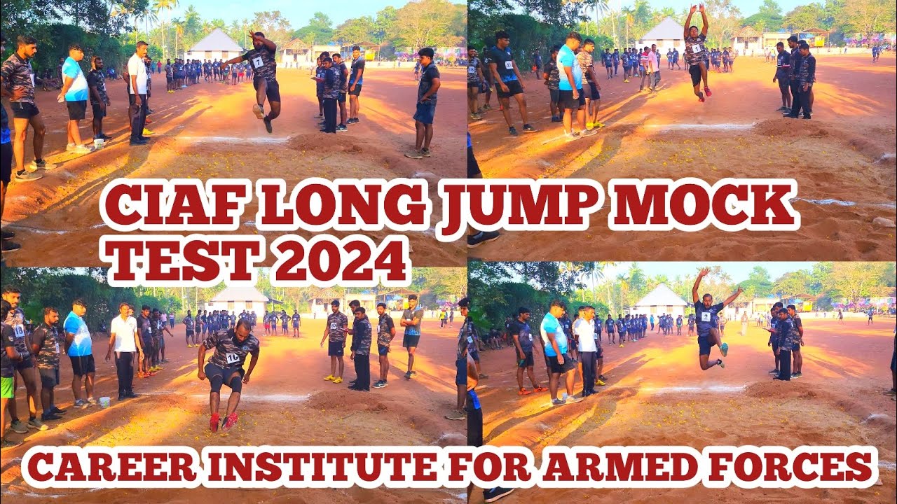 CIAF LONG JUMP MOCK TEST | CAREER INSTITUTE FOR ARMED FORCES - YouTube