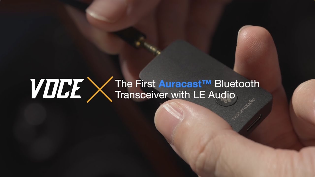 VOCE | The first Auracast™ Bluetooth transceiver with LE Audio - YouTube