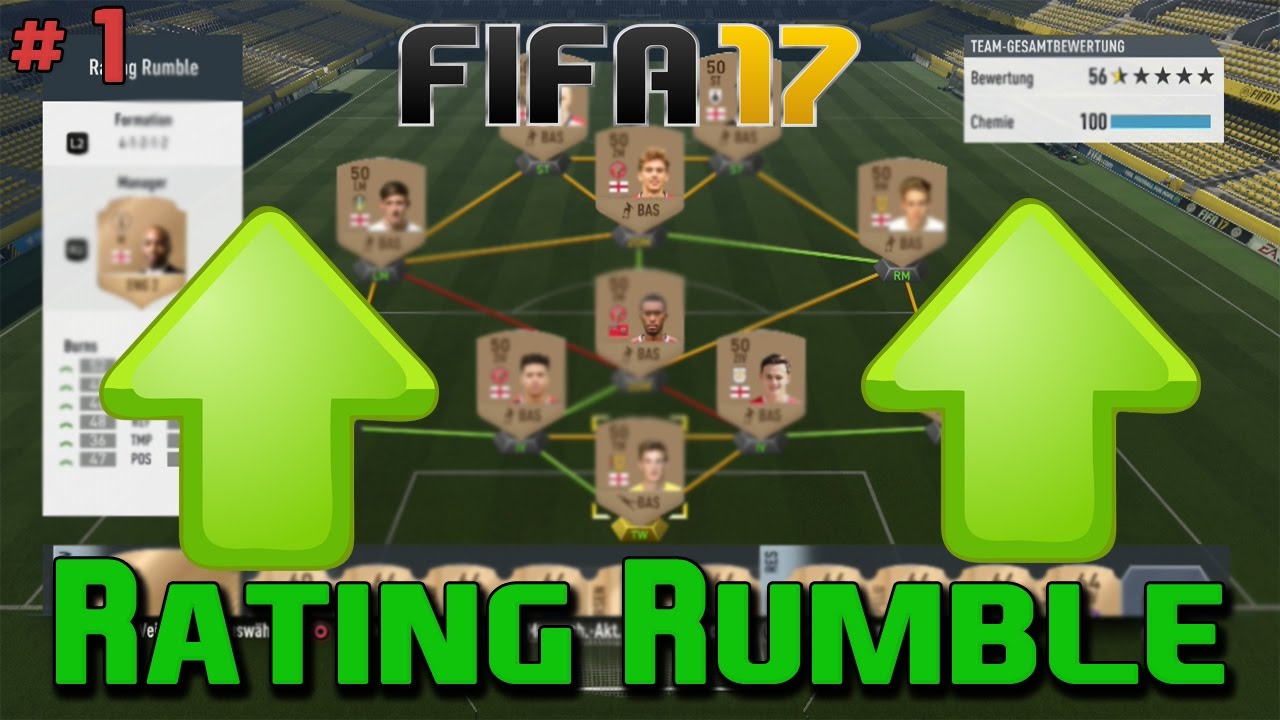 FIFA 17 ULTIMATE TEAM| WTF EA?!! - RATING RUMBLE #1 - YouTube