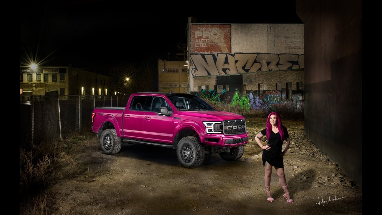 Pink Ford F150 4x4 Light Painting and Build - YouTube