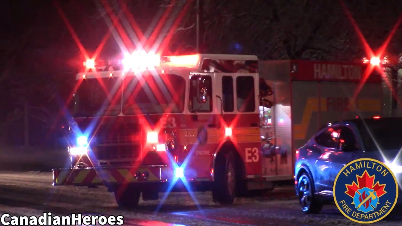 HFD - *Lil Horn* Hamilton Fire Engine 3 Responding With E21 & L20 For A ...