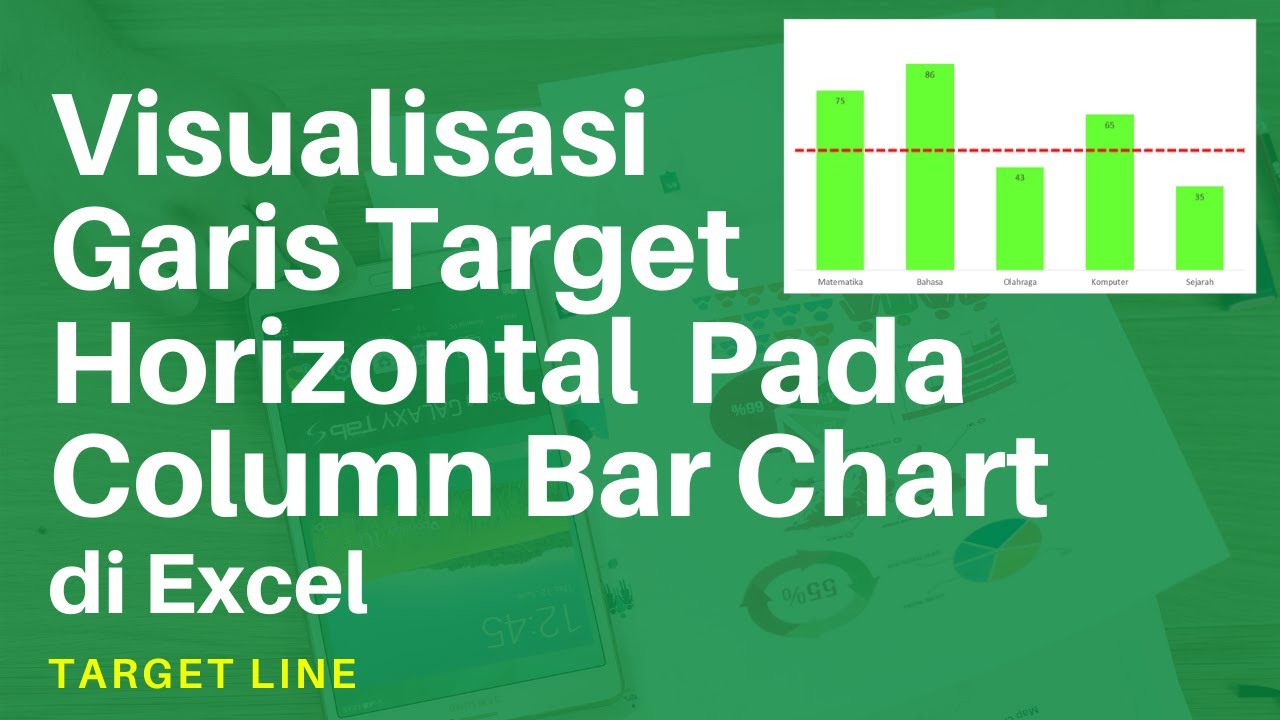 Garis Target Horizontal Pada Column Bar Chart Target Line YouTube garis-target-horizontal-pada-column-bar-chart-target-line-youtube