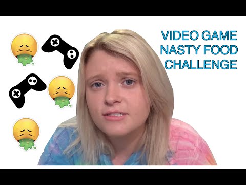 Video Game Nasty Food Challenge Youtube 5860
