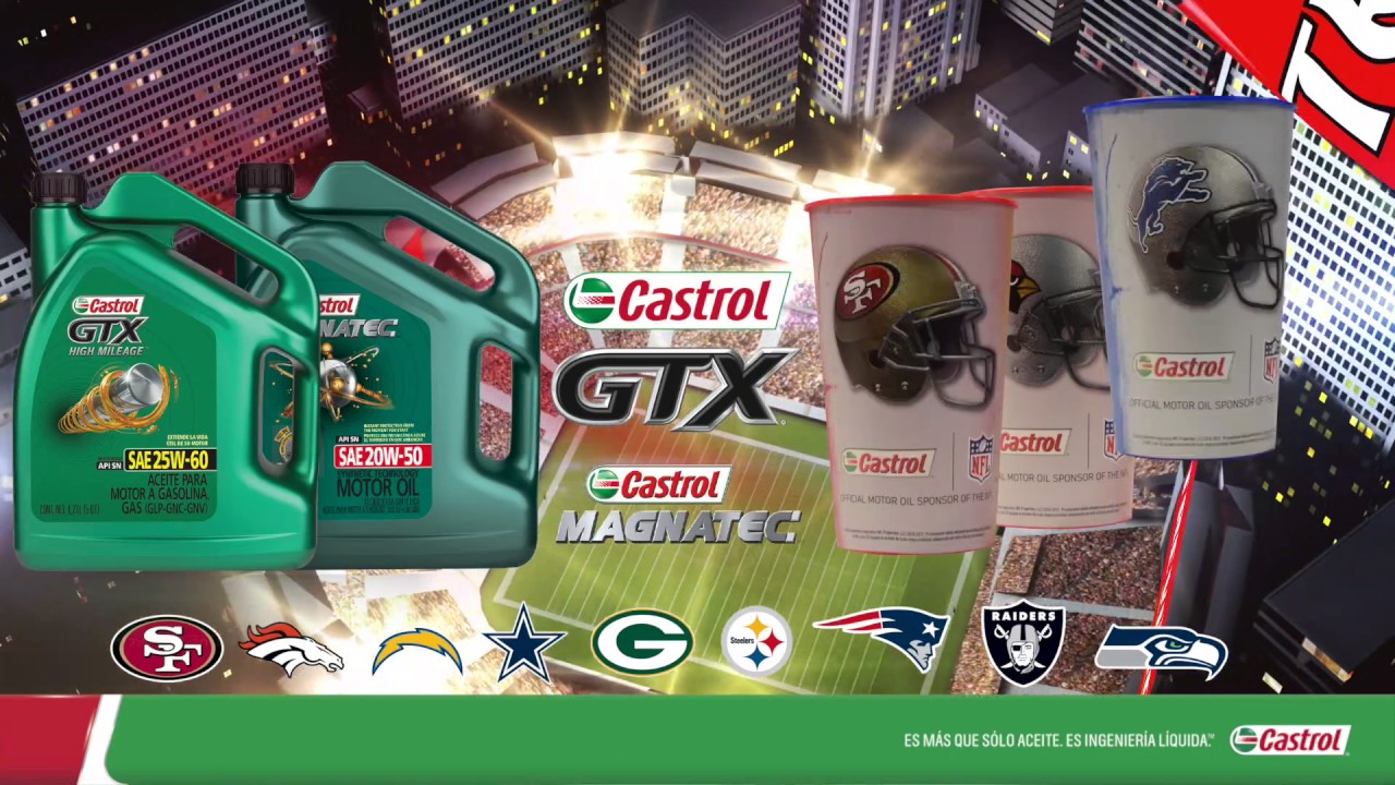 NFL 2017 - Promociones Castrol - YouTube