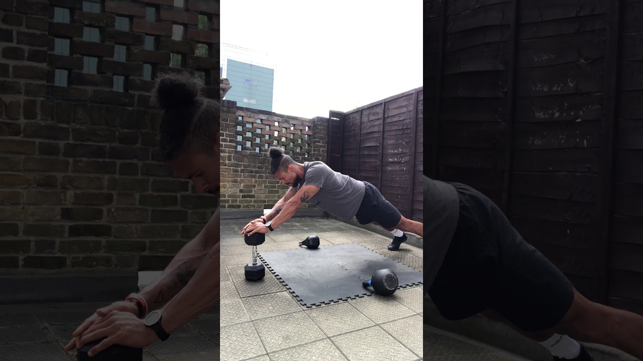 DB Plank Taps - YouTube
