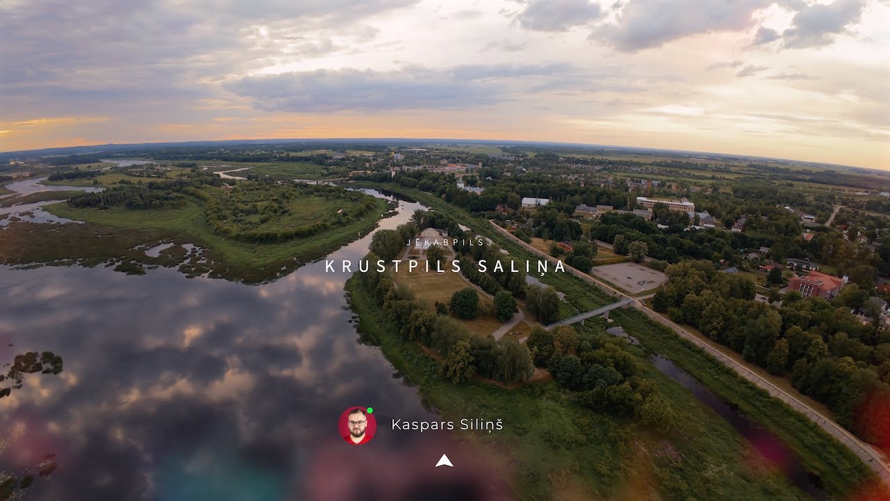 Jēkabpils Krustpils Saliņa - YouTube
