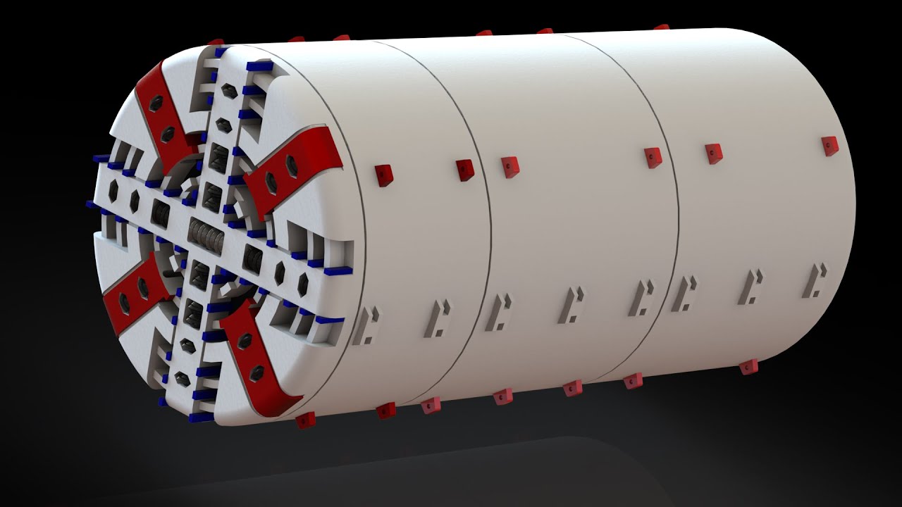 TBM Machine - Drive Train Animation - YouTube