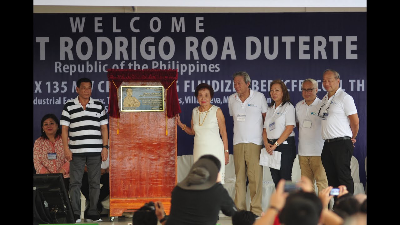 Inauguration of FDC Misamis Coal Thermal Plant - YouTube