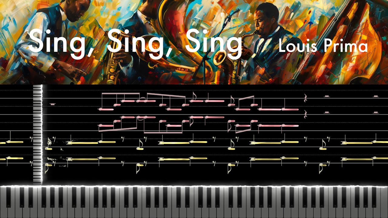 【簡単楽譜】Sing, Sing, Sing / Louis Prima（ピアノ連弾） - YouTube