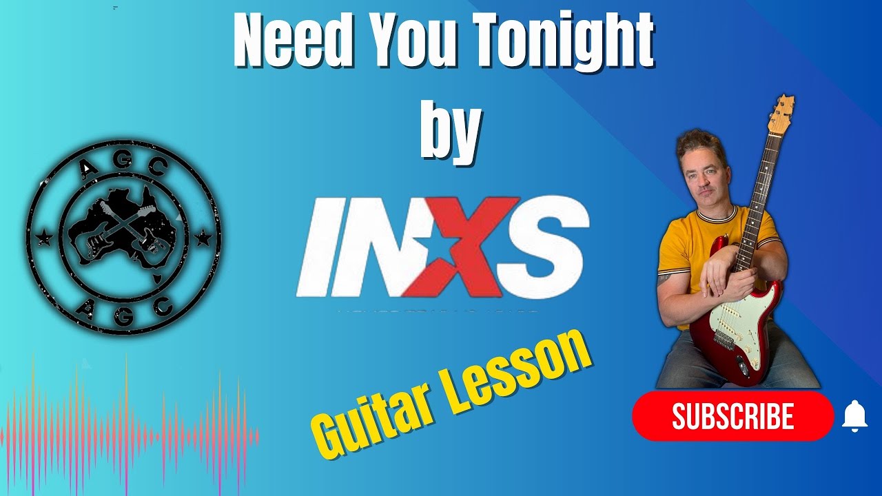 Need You Tonight by INXS, guitar lesson. - YouTube