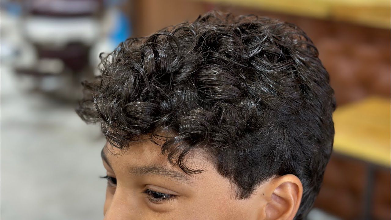 Corte clásico con rulos!!! Classic haircut with curly!!! - YouTube