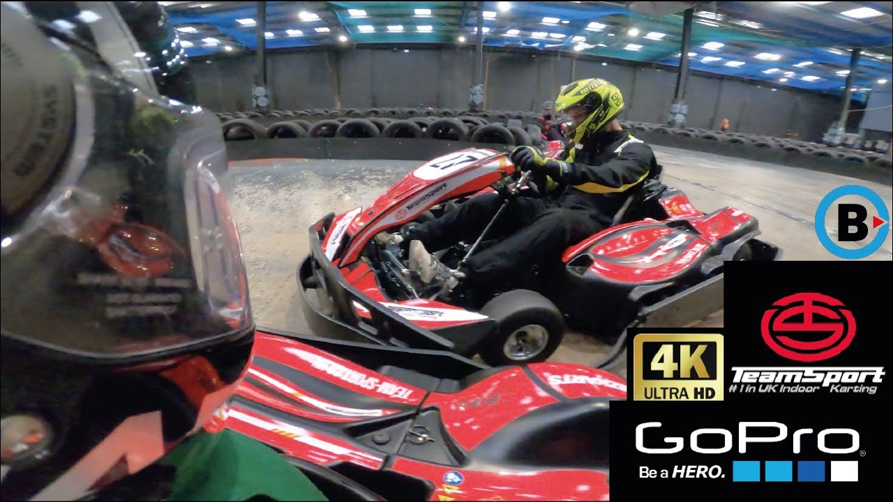 Teamsport Brighton | Electric Indoor Karting | GoPro 4K POV - YouTube