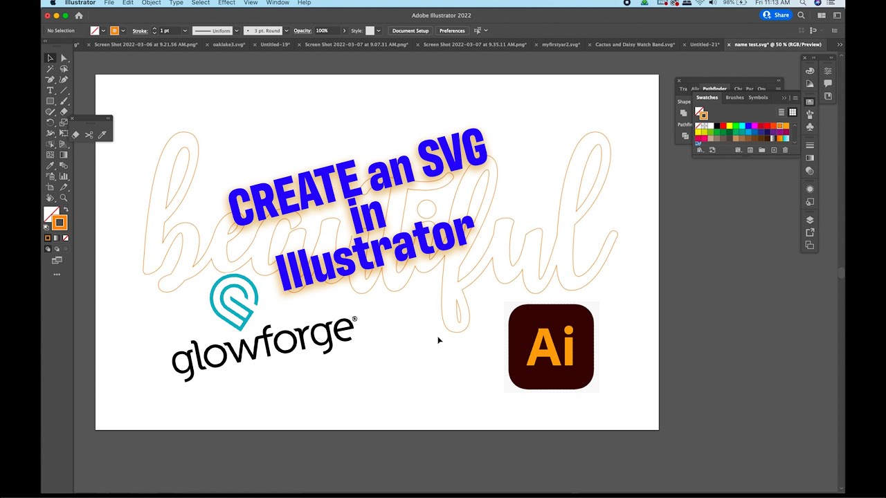 Create An SVG In Adobe Illustrator For Glowforge And Other Laser Printers Beginner Tutorial Create An SVG In Adobe Illustrator For Glowforge And Other Laser Printers Beginner Tutorial