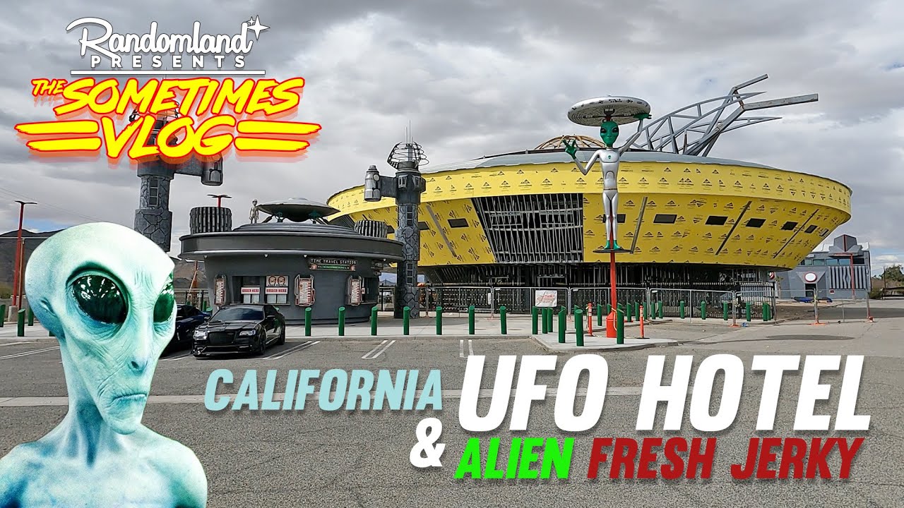 The UFO Hotel is taking shape in California! Inside Alien Fresh Jerky ...
