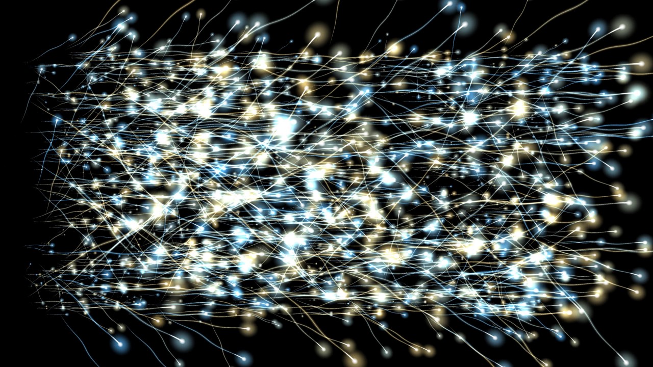 4K ~Sparkling Electrons Field~ 2160p Best Motion Effects AA VFX - YouTube