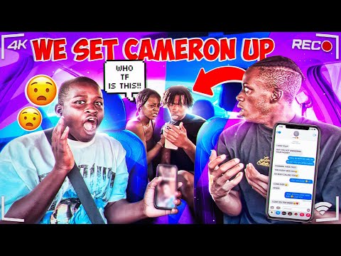 WE SET CAMERON UP!! | @CameronKiera