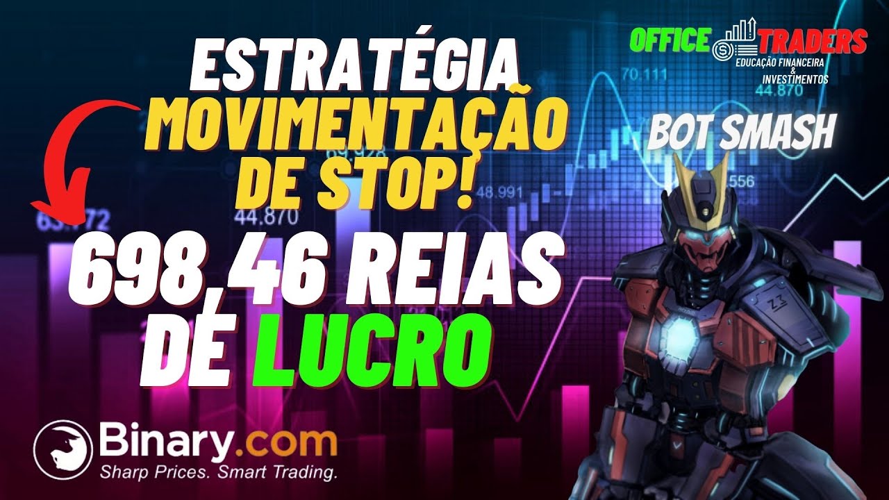 BOT BINARY, O MELHOR BOT BARA BANCA BAIXA. BOT SMASH 698,46 DE LUCRO COM ELE - YouTube