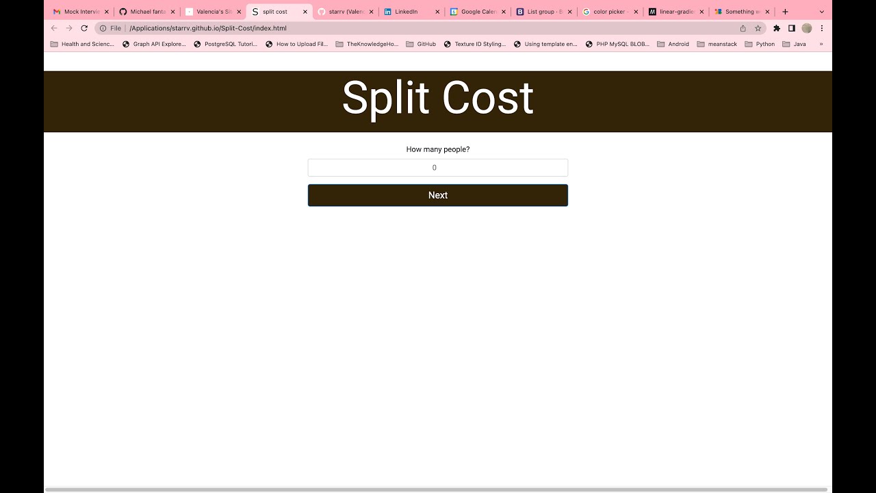Split Cost Demo - YouTube