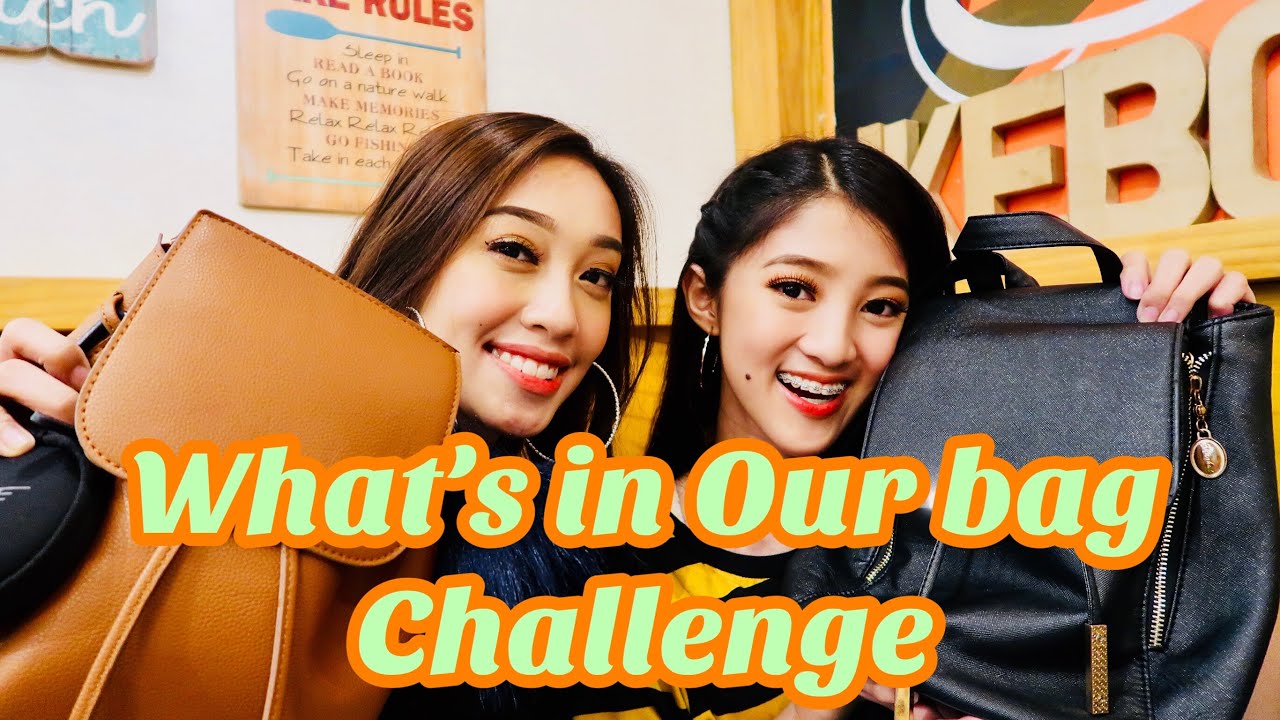 WHAT’S IN MY BAG CHALLENGE!!!!😍 - YouTube