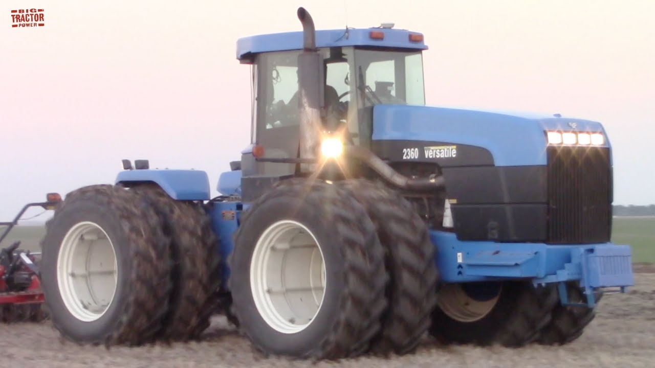 BUHLER VERSATILE 2360 Tractor Working on Tillage - YouTube
