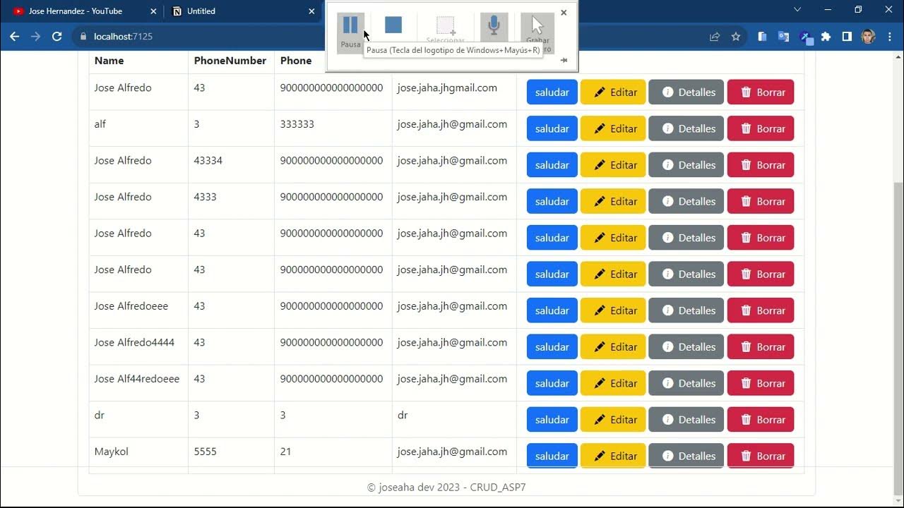 Modales Bootstrap con ASP.NET MVC, C#, Entity Framework 7.0 y SQL Server | Tutorial Paso a Paso ...