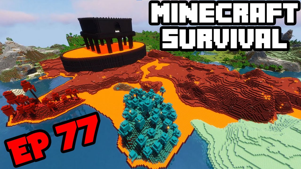 I Transformed The Overworld Into Nether - YouTube