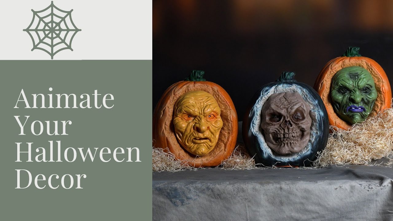 Spooky Halloween Decor - Animated Talking Pumpkins! - YouTube