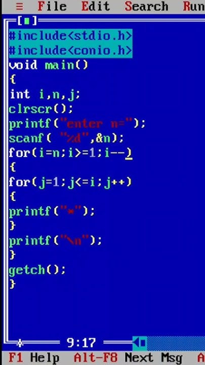 programming and coding for beginners I nested loop on c language #viral ...
