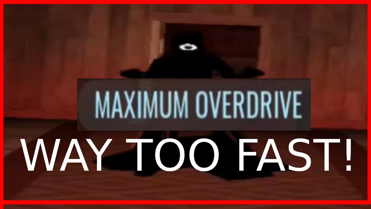 PLAYING ROBLOX DOORS WITH THE MAXIMUM OVERDRIVE MODIFIER... - YouTube