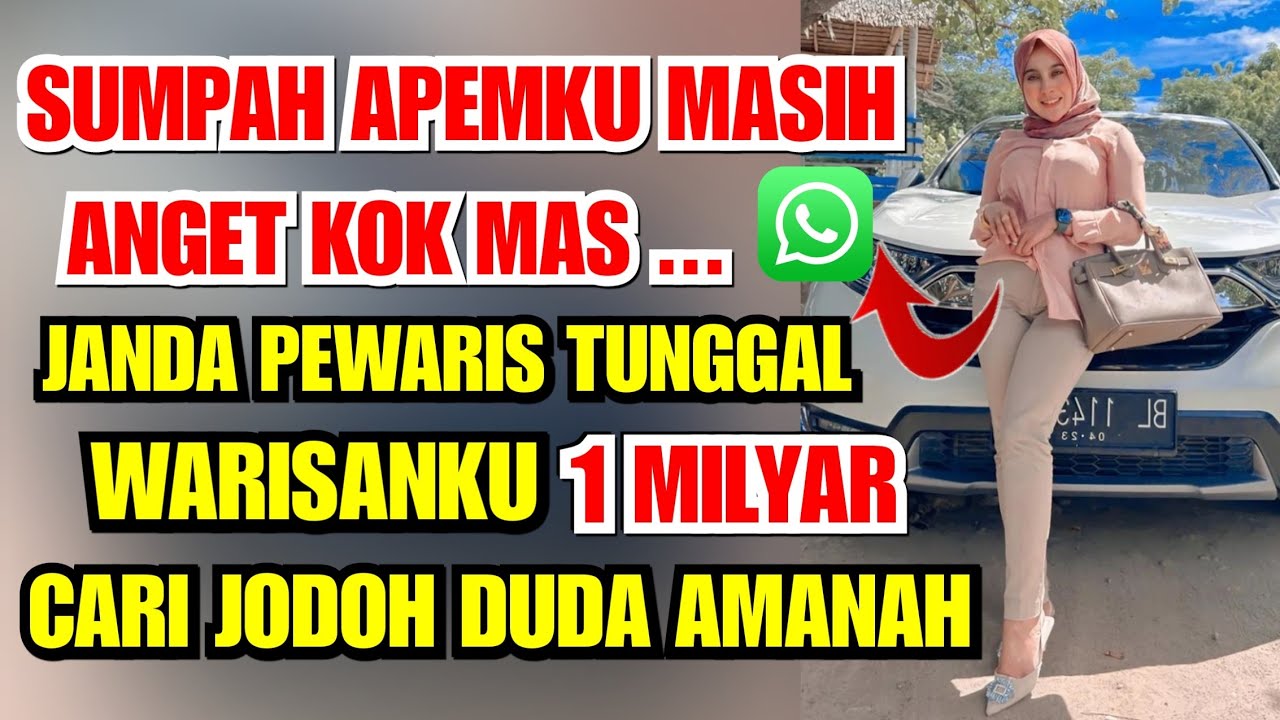 PEWARIS TUNGGAL,JANDA KAYA GAK PUNYA ANAK CARI JODOH DUDA SEDERHANA GAK PERLU KERJA MAS SANTI ...