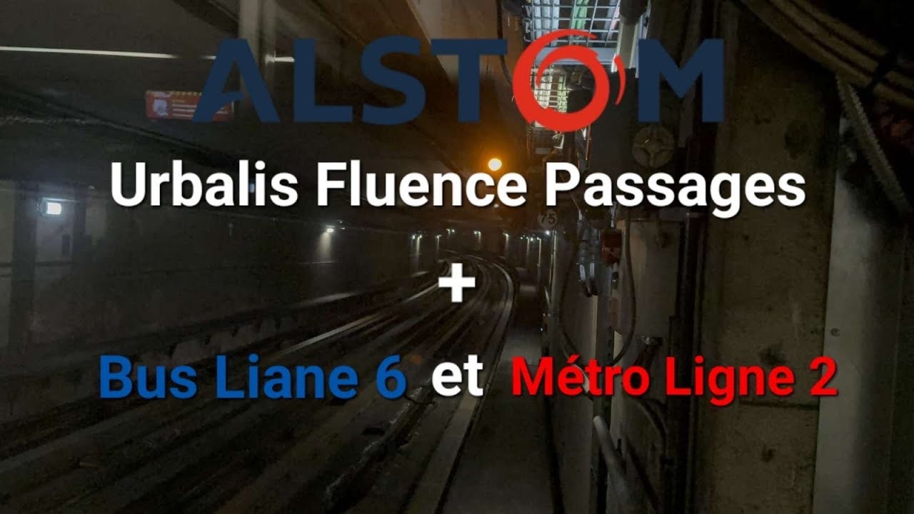 [MÉTRO] Ligne 1 🟡 Alstom Ublrais Fluence Passages Stations + Bus Iveco ...