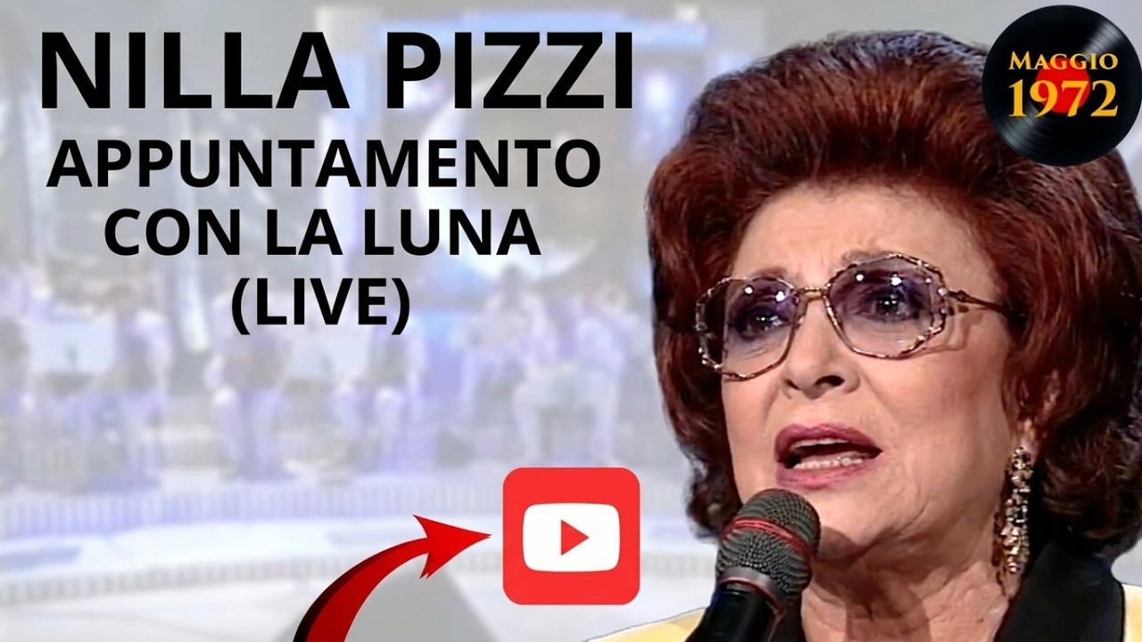Nilla Pizzi canta Appuntamento con la luna (live) - YouTube