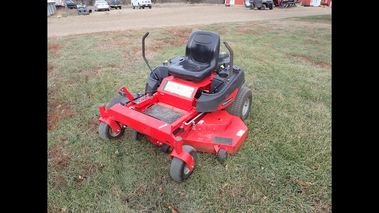 BigIron Auction GX2346 Snapper 550Z Zero Turn Mower - YouTube