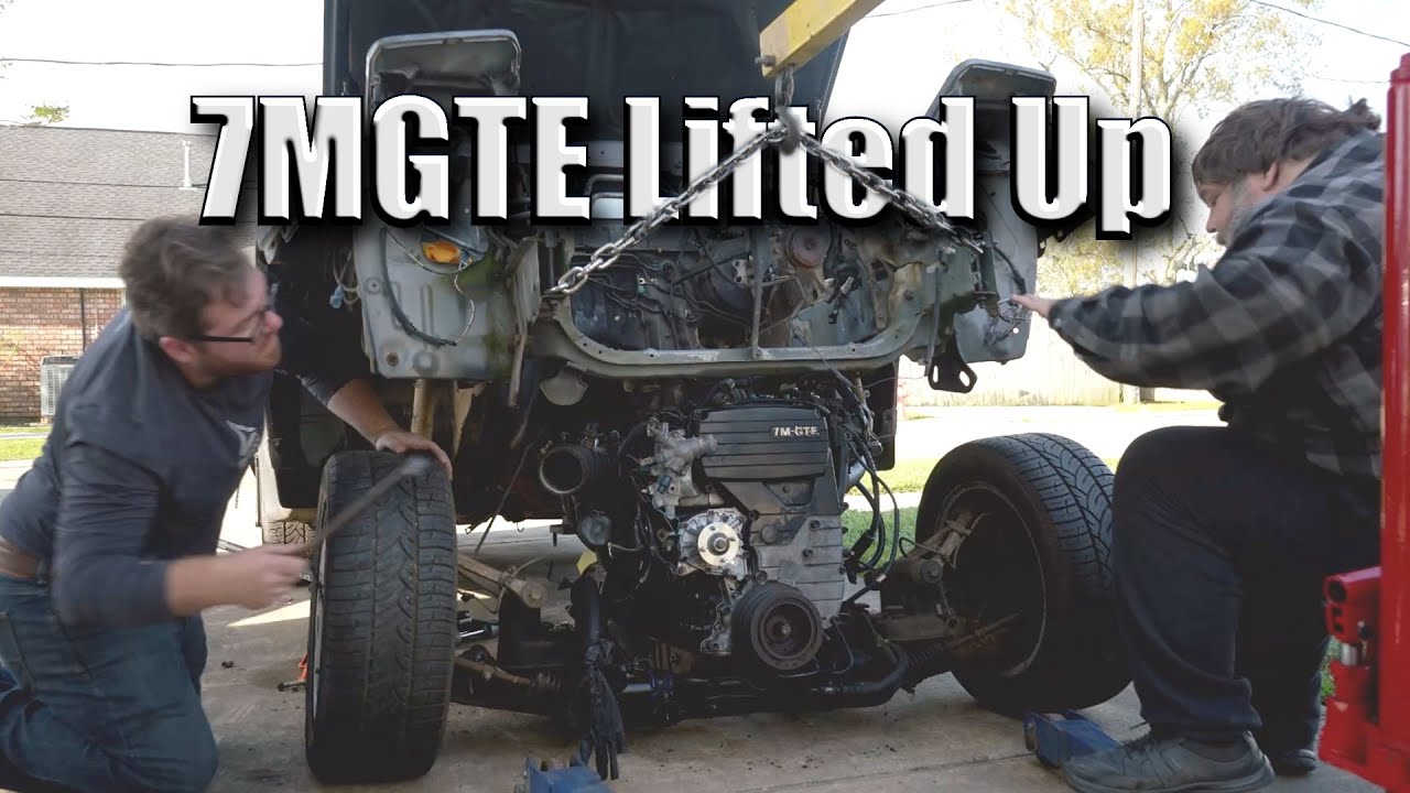 7MGTE gets installed - MA70 Build - YouTube