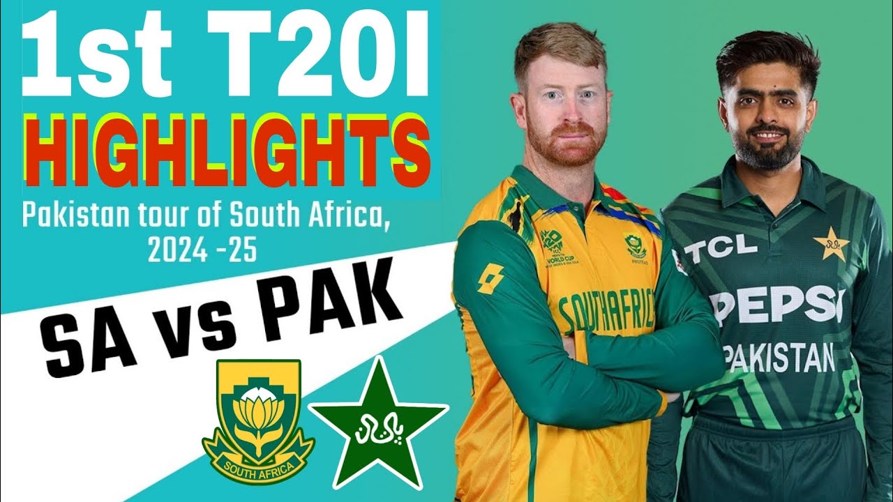 RSA vs PAK • 1st T20I • Pakistan tour of South Africa, 2024 -25 ...