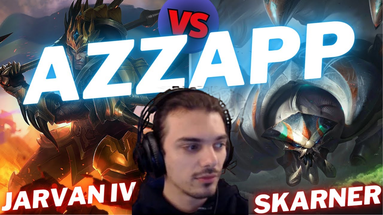 AZZAPP | JARVAN IV VS SKARNER | JNG GAMEPLAY | Patch 14.23 / Season 14 ...