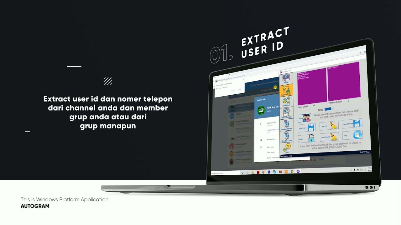 01 DEMO EXTRACT MEMBER |Autogram | Auto Telegram - YouTube