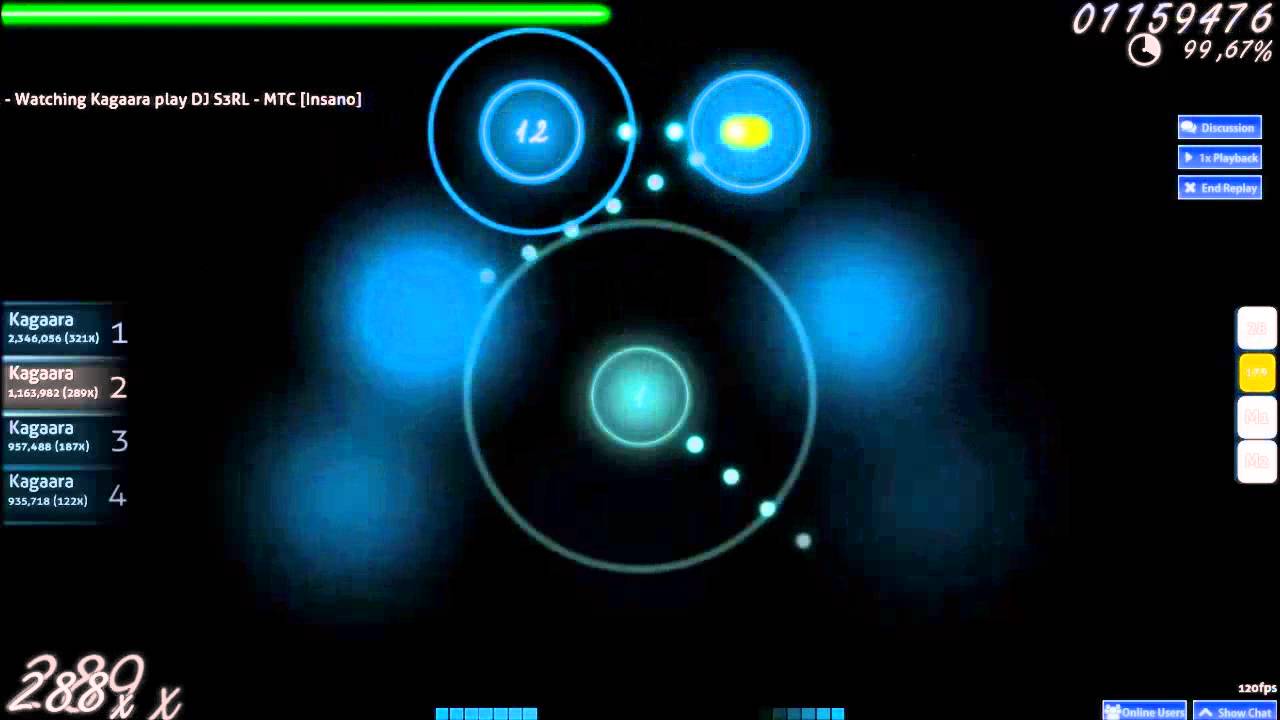 Lets Osu! | DJ S3RL - MTC [Insano] - YouTube