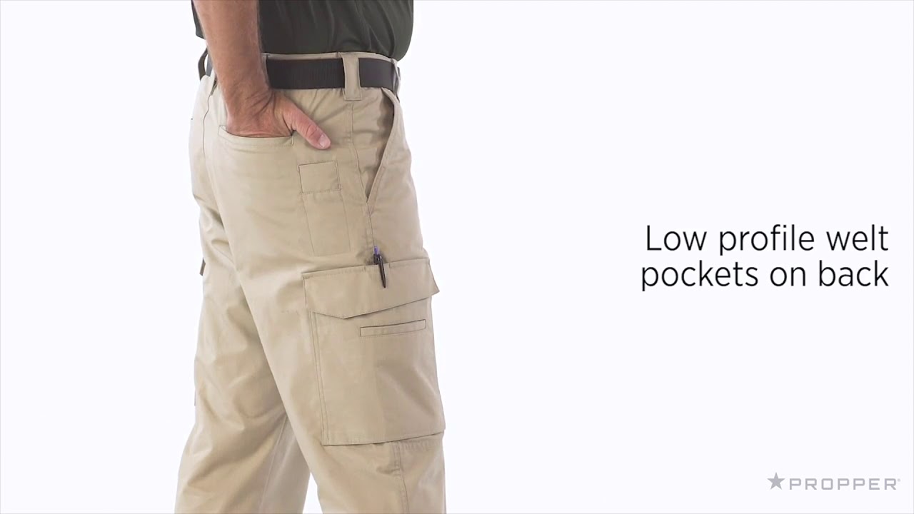 Propper Men's RevTac Pants with Teflon Fabric Protector - YouTube