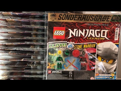 Lego Ninjago 20 Legacy Magazin Nr 6 auspacken